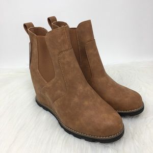 Universal Thread | Shoes | Universal Thread Cassie Wedge Ankle Bootie ...